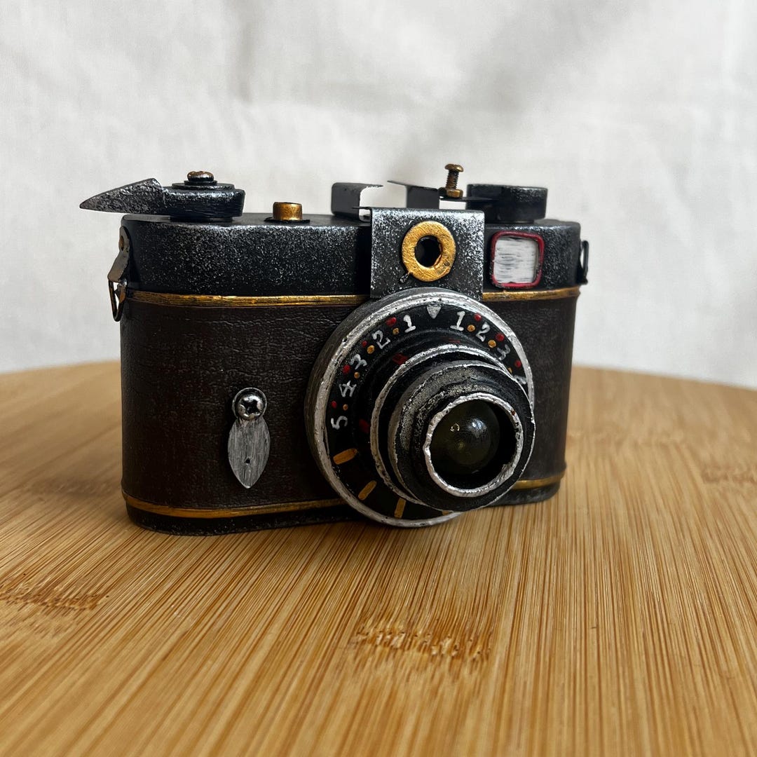 VINTAGE CAMERA Replica With Hidden Compartment / Antique Metal Camera ...