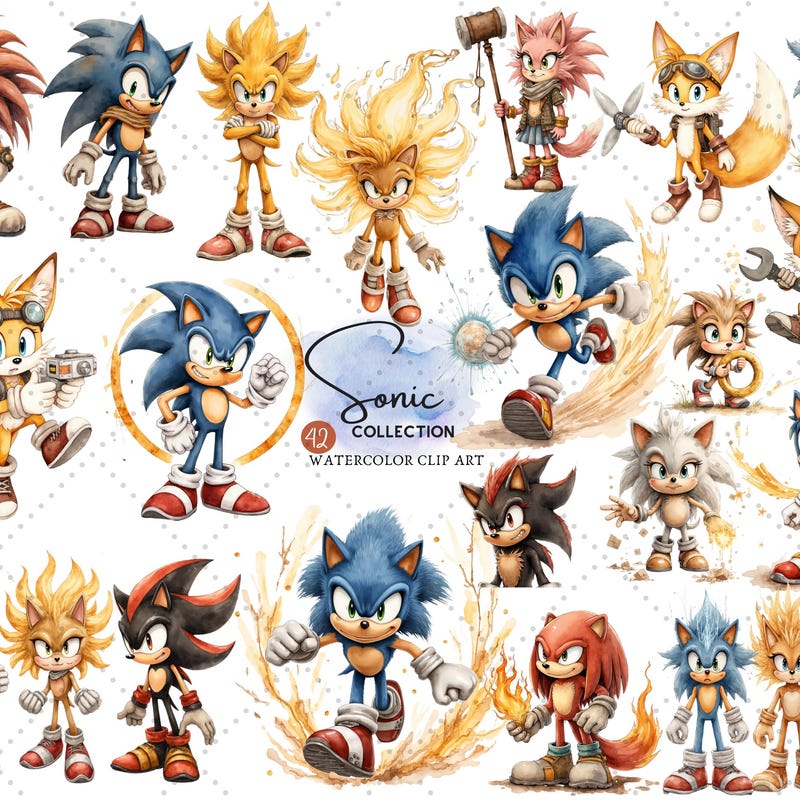 Sonic the Hedgehog Sneakers - Etsy