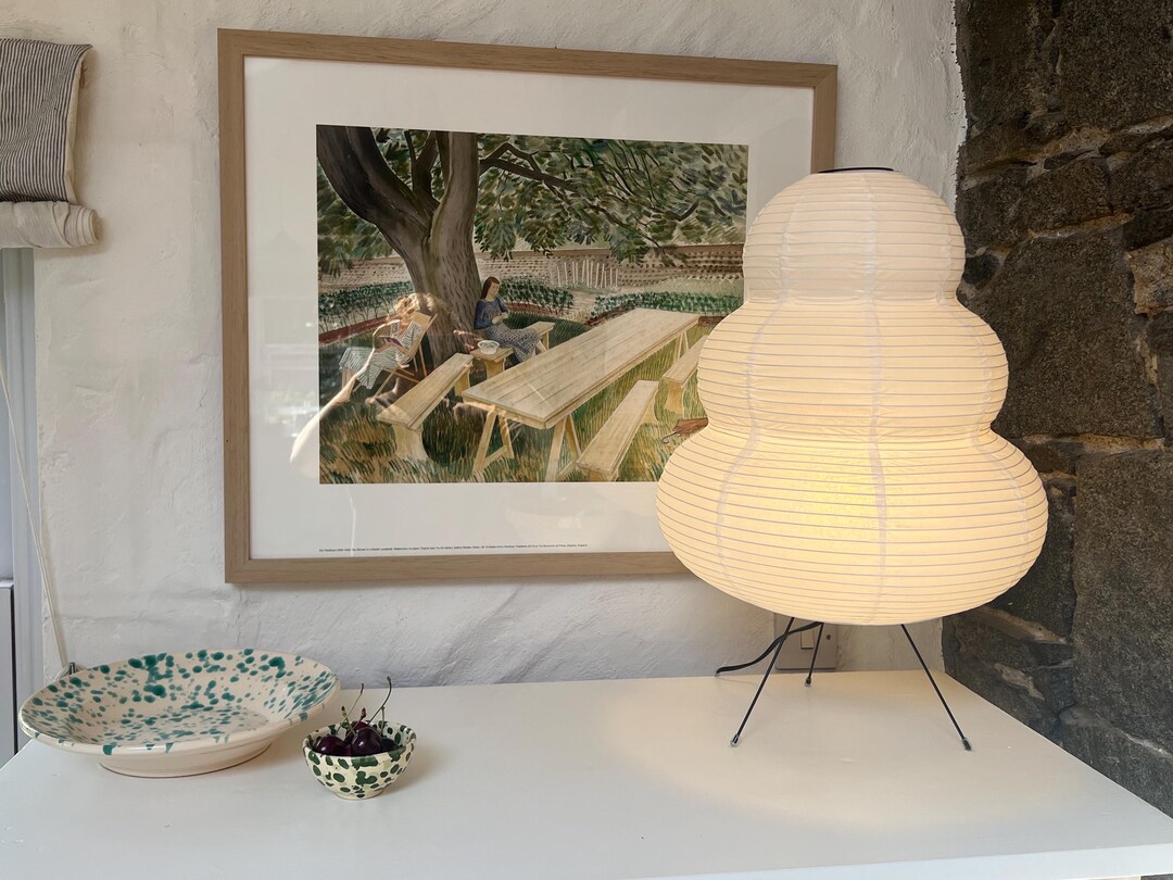 Japanese Inspired Rice Paper Lamp - Etsy