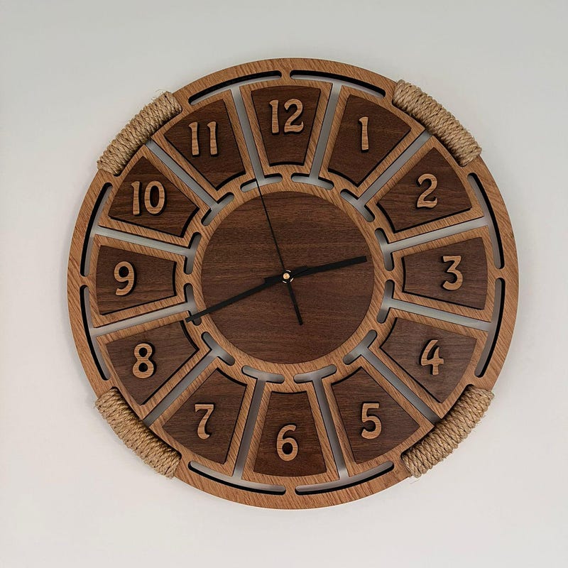 Laser Cut Clock - Etsy