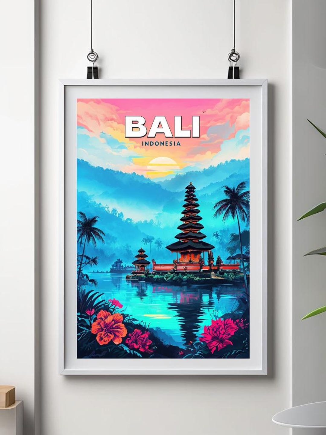 Vibrant Bali Poster - A Tropical Escape for Your Walls - Etsy