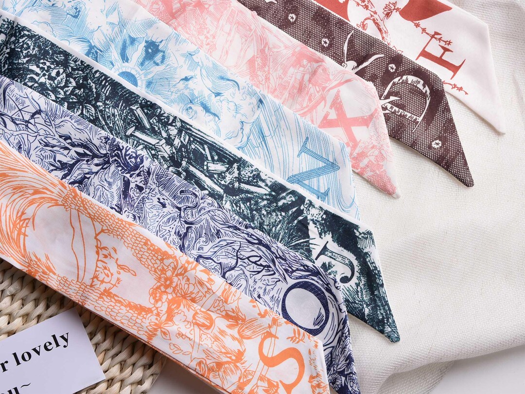 Initial Women's Scarf,scarf Gift for Women,bridesmaid Tote Bag With ...