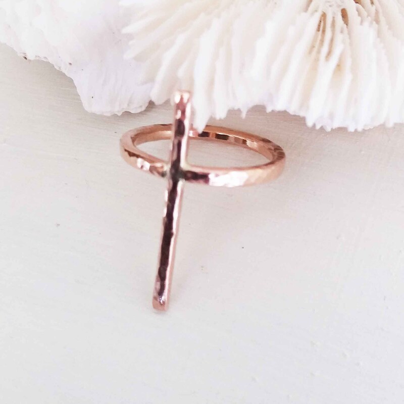 Cross Ring - Etsy