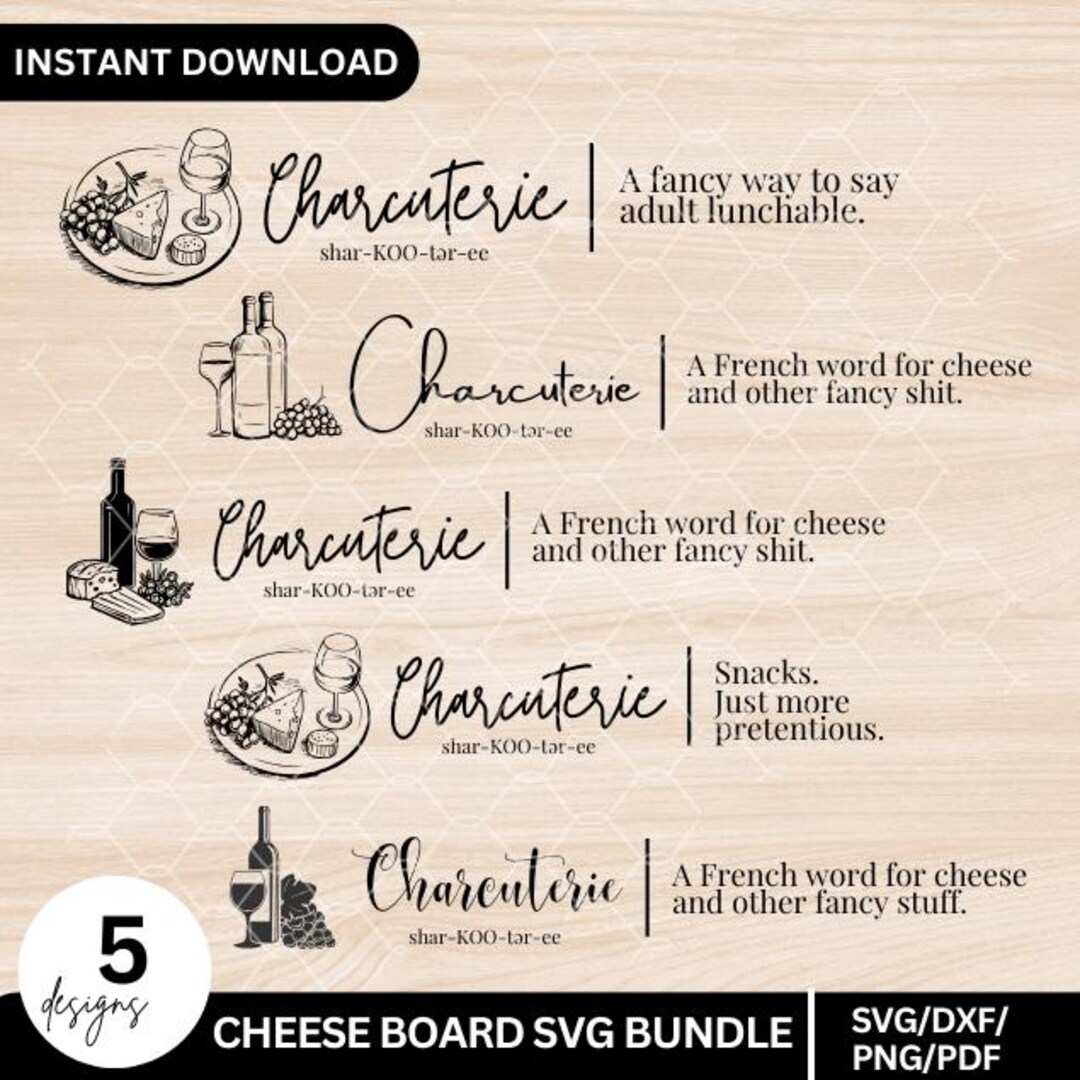 Charcuterie Board SVG, Cheese Board Svg, Funny Charcuterie Board SVG, Charcuterie Digital File ...
