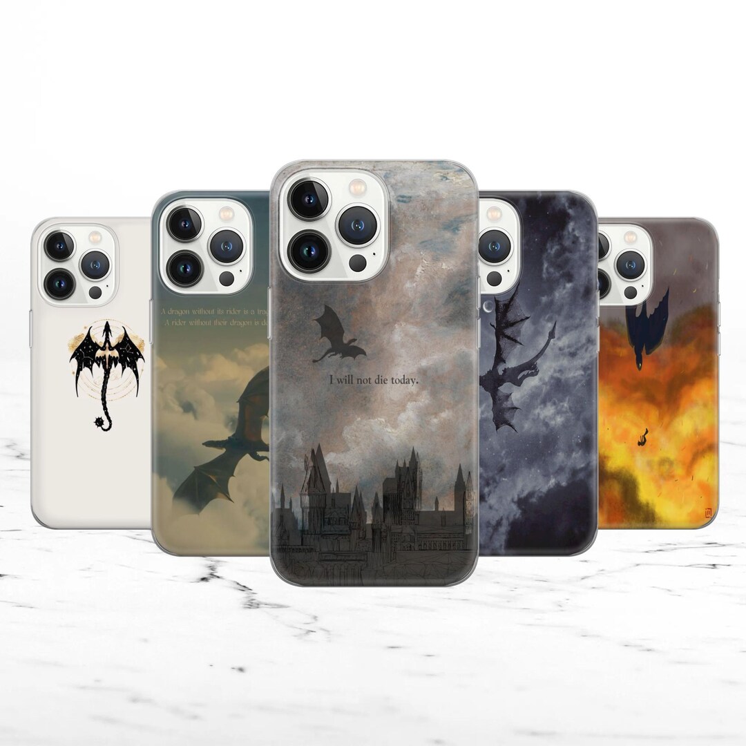 Fourth Wing Phone Case, Aesthetic Cover iPhone 16 15 14 13 12 11 Pro ...