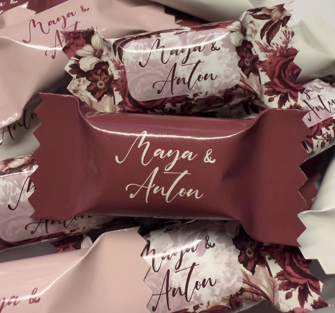 Personalized Candies With Name / Table Decoration / Scatter Decoration ...