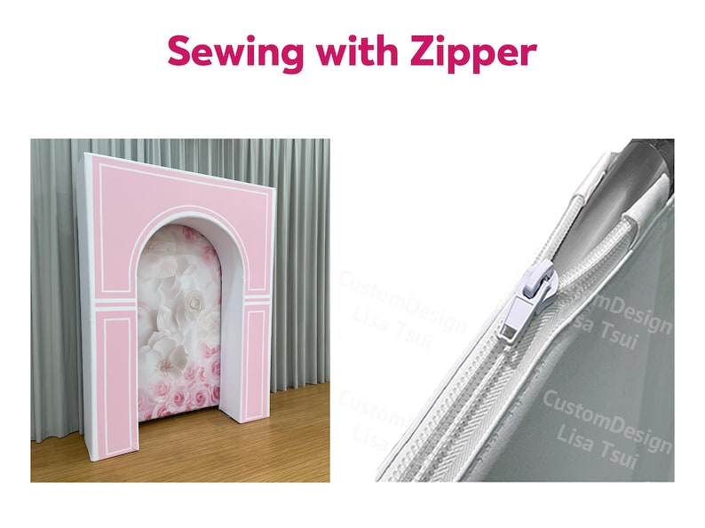 3D Arch Wedding Open Arch Door Backdrop Blue Baby Shower Backdrop ...