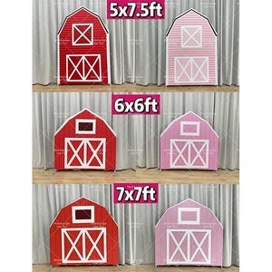 Farm Barn Arch Backdrop Stand Cover Backdrop Frame for Baby Shower ...