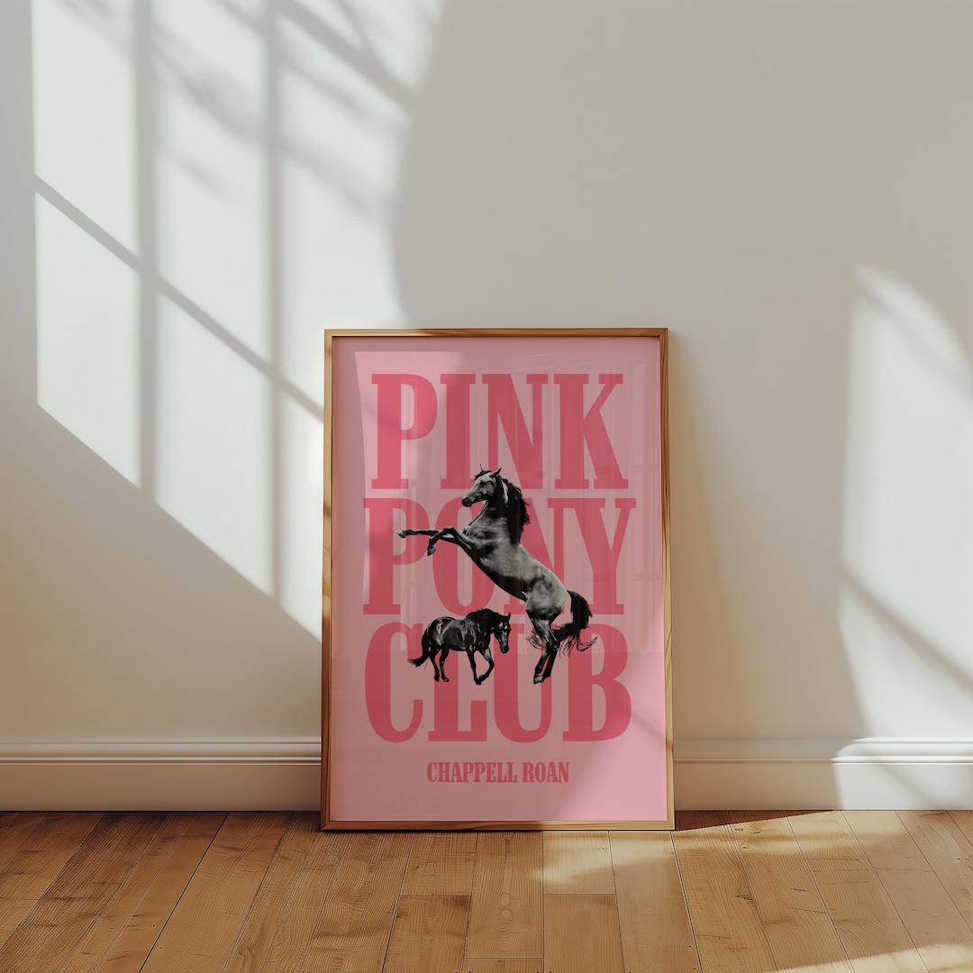 Pink Pony Club Digital Download Print Chappell Roan Poster Wall Art ...