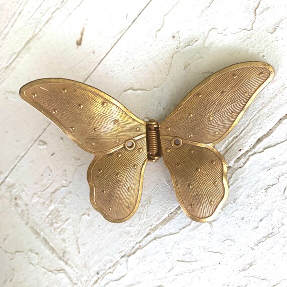 1950s vintage brass spring - Gem
