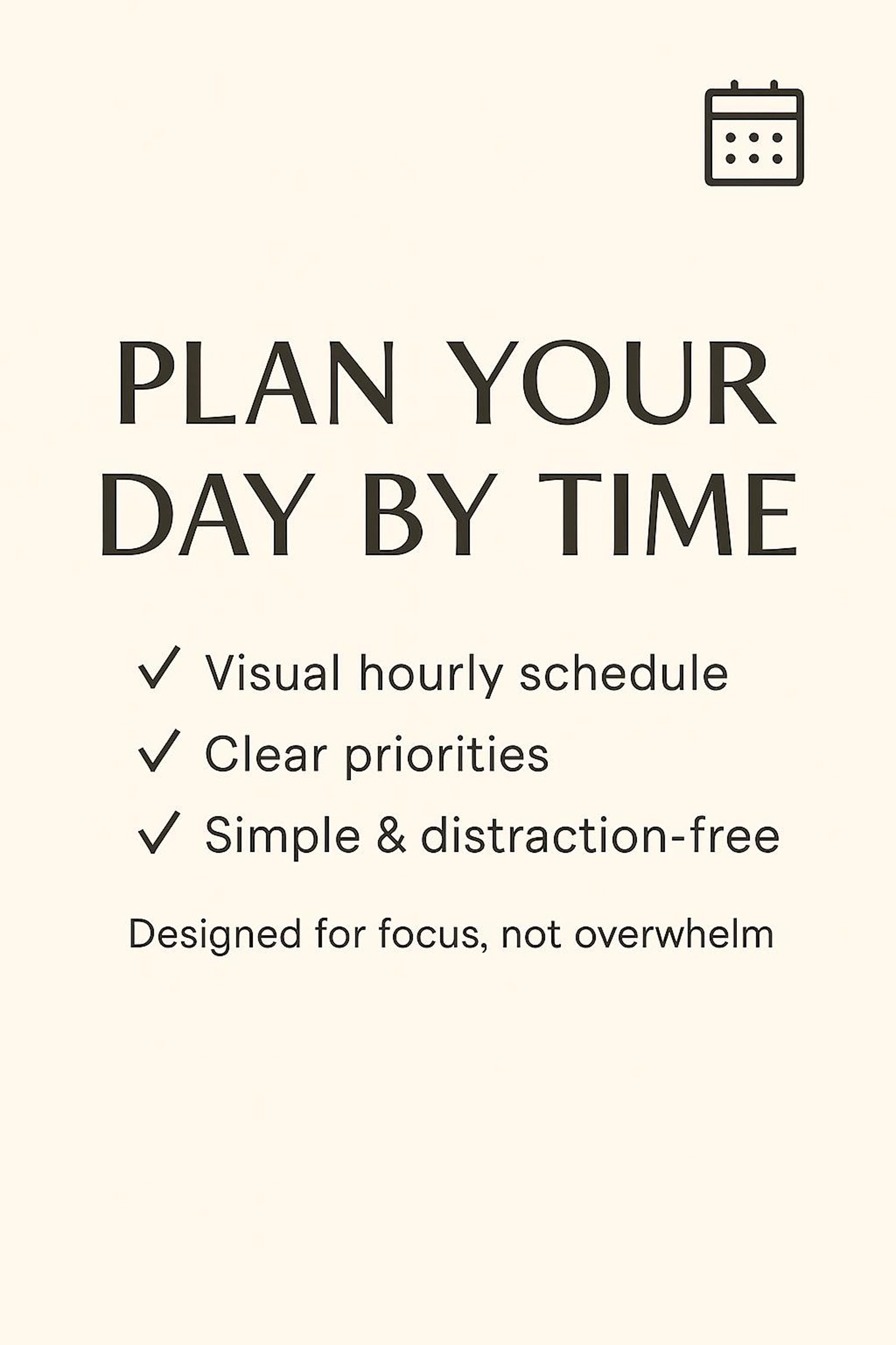 Time Blocking Planner Printable | ADHD Time Block Planner | Daily ...