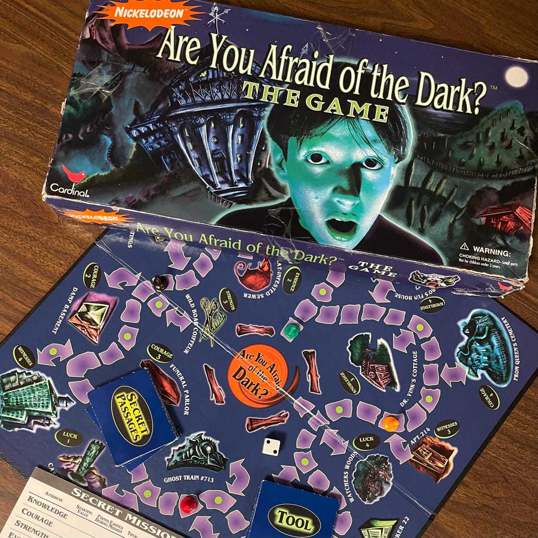 Nickelodeon Are You Afraid of the Dark? Board Game - Complete - Etsy
