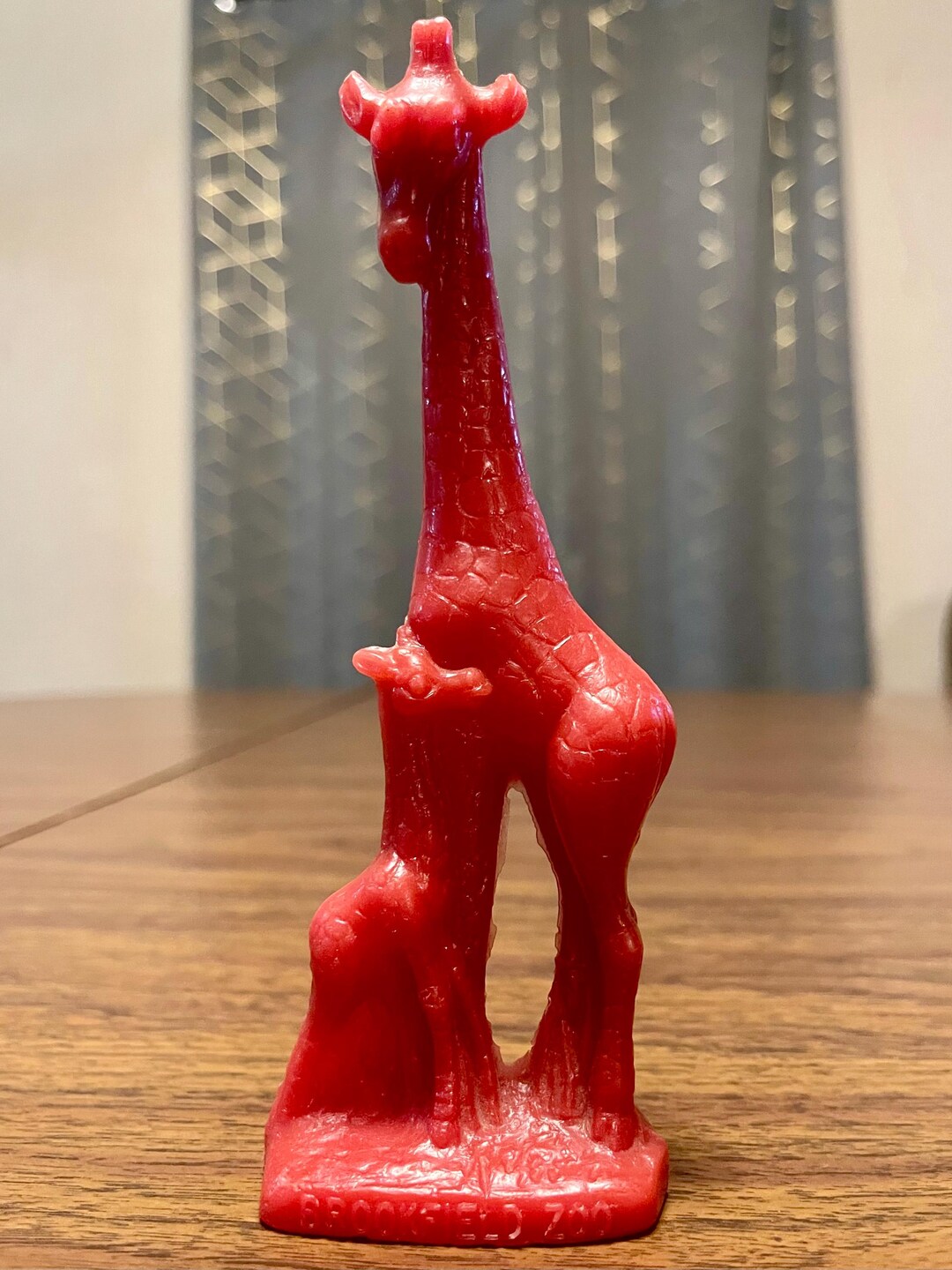 Vintage Brookfield Zoo Mold-a-rama Giraffe Figurine in Red - Etsy