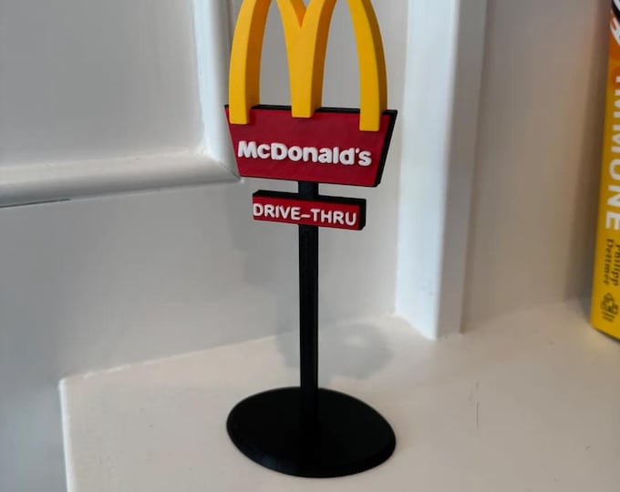 Dept. 56 Mcdonald's Street Sign Light up the Night 54925-snow Village ...