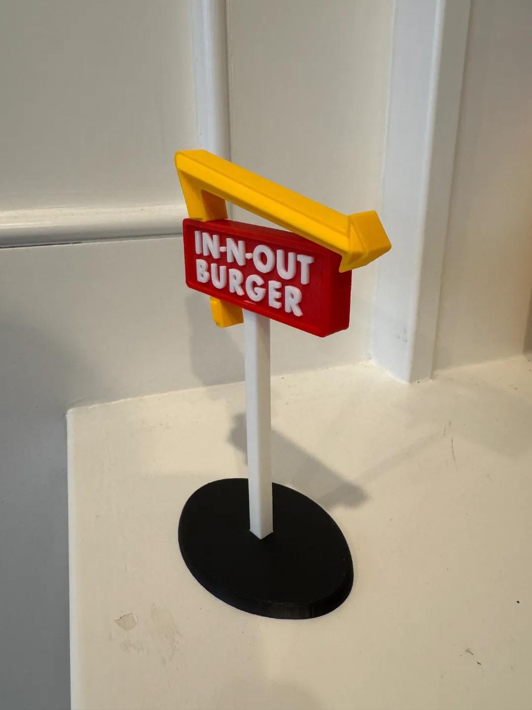In-n-out Inspired 3D Printed Sign – Retro Burger Joint Wall Art ...