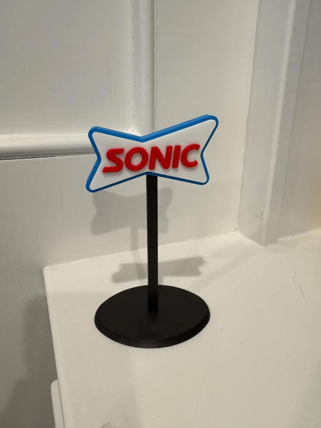 Sonic Drive-in Inspired 3D Printed Sign – Retro Kitchen Decor - Etsy