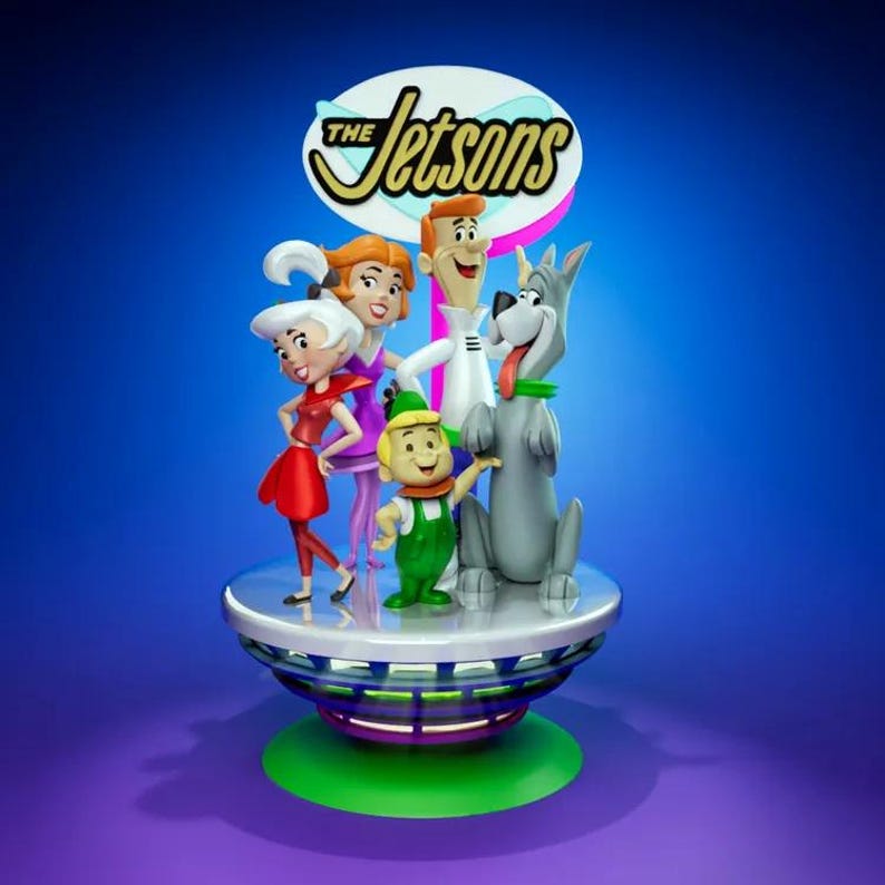 The Jetsons Family 3D STL File - Retro Futuristic Figurine Model - Etsy ...