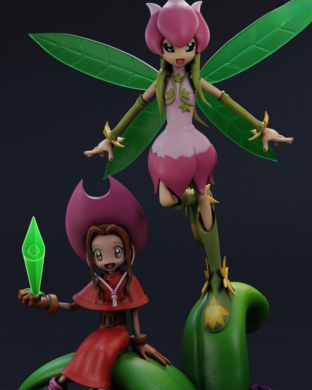 Mimi & Lillymon 3D Printable STL Figure Model Digimon Fan Art - Etsy