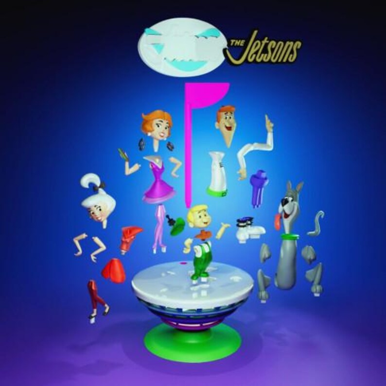 The Jetsons Family 3D STL File - Retro Futuristic Figurine Model - Etsy ...