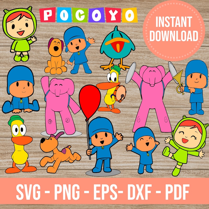 Pocoyo Stickers - Etsy