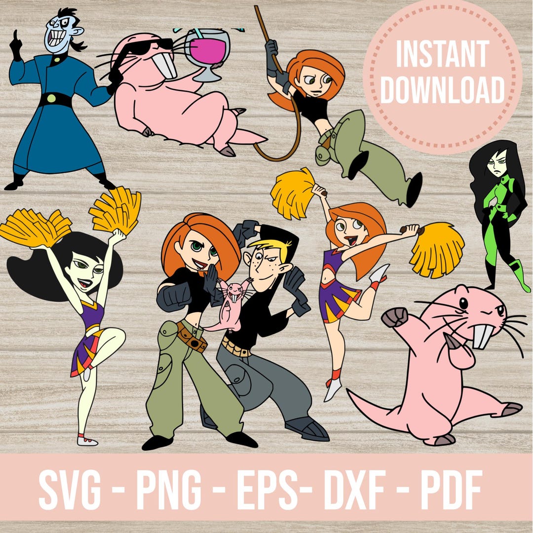Bundle Kim Svg Png Rufus Clipart Cricut Silhouette - Etsy