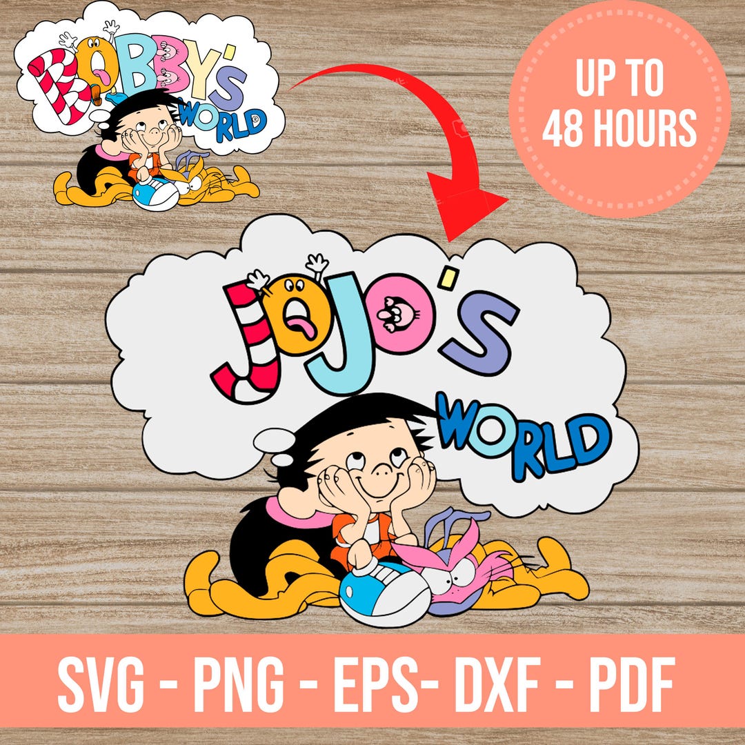 Bobby's World Custom Name Svg Png Cricut Cut - Etsy