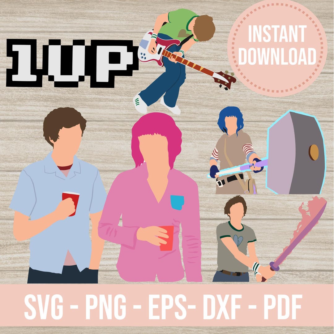 Bundle Scott Svg Png Ramona Flowers Cricut Silhouette - Etsy