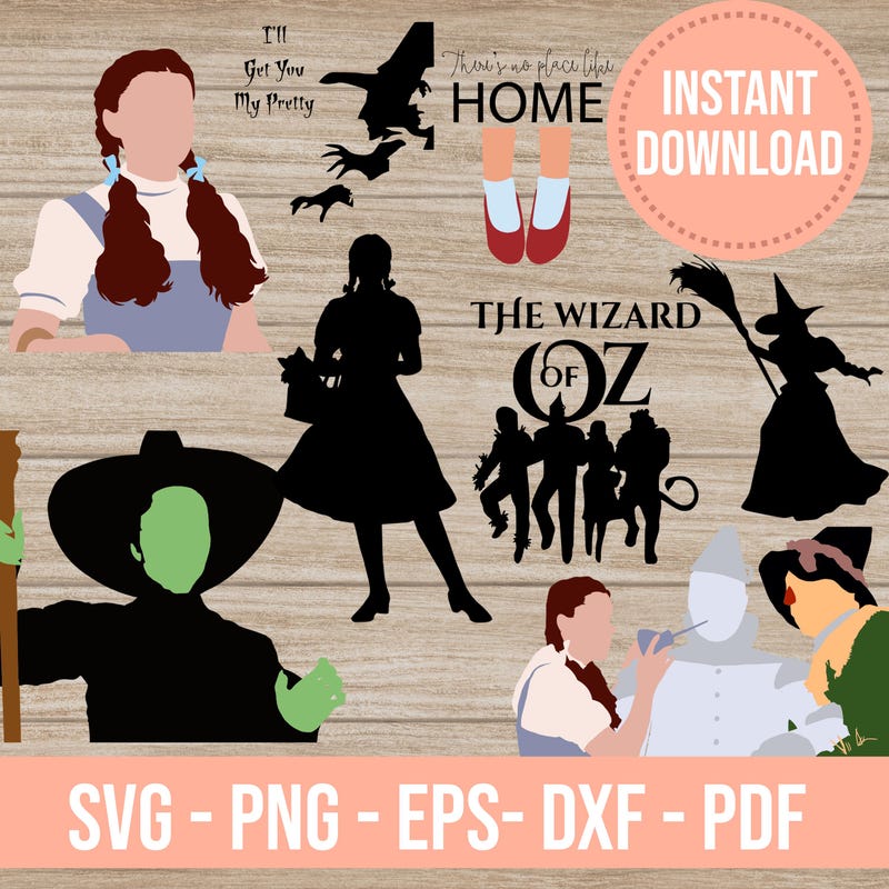 Wizard of Oz Clipart - Etsy