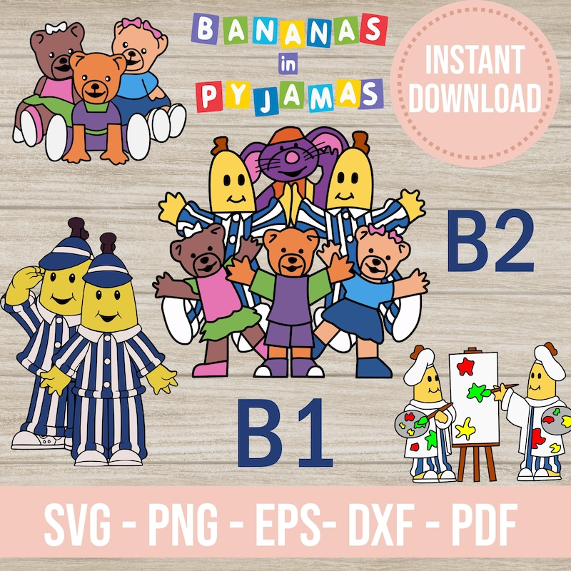 Banana Pajamas - Etsy