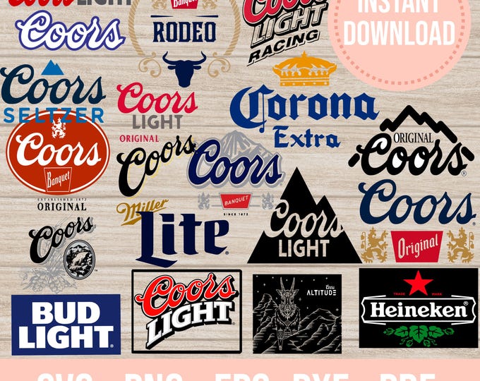 Bundle Logo Beer Svg Png Logo Brands Cricut Silhouette - Etsy