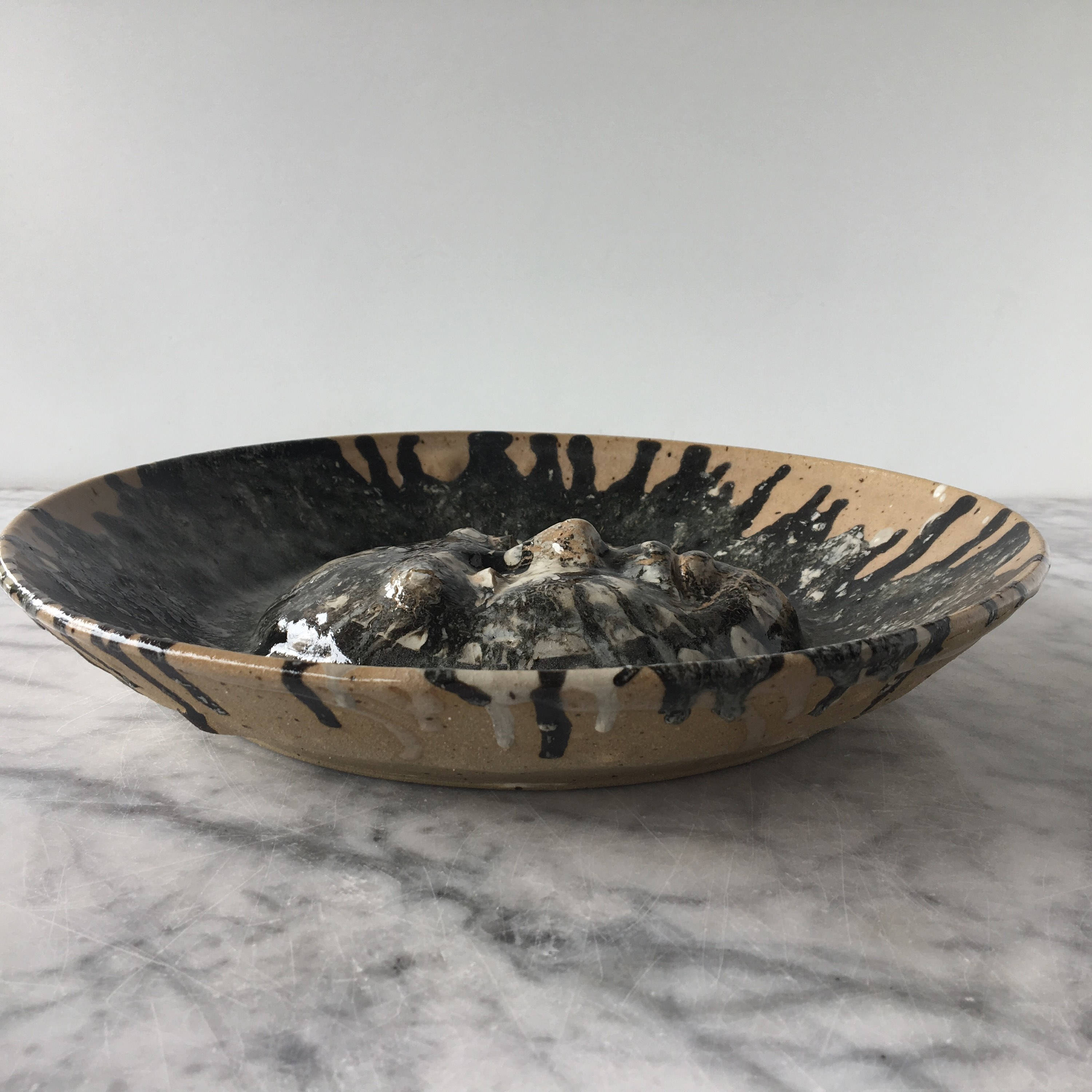 Face Platter Sculpture Wall Hanging Portrait Bas Relief Bowl | Etsy