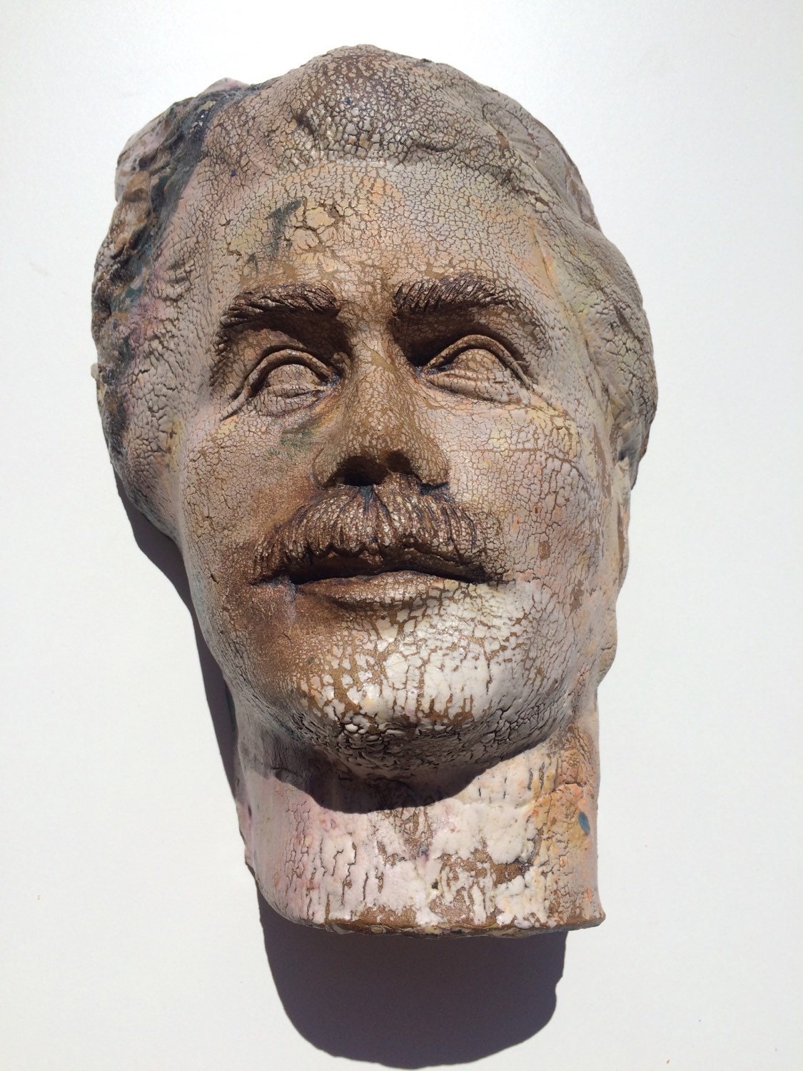 Ceramic Einstein Mask Wall Hanging Face Sculpture Texture - Etsy Canada