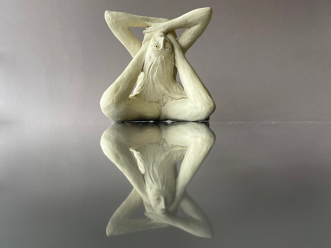 Ceramic Figure Sculpture Nude Statue Ceramic Art Figurine Body Adult