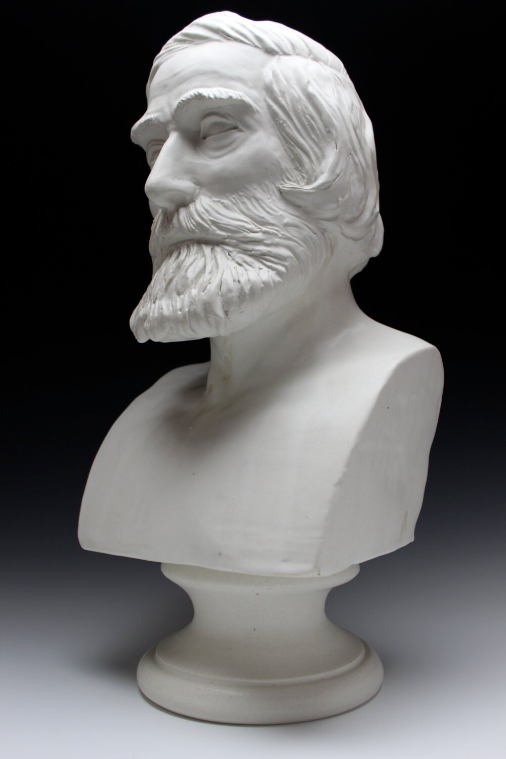 Custom Portrait Bust Sculpture Head, Made to Order Ceramic Figure Art ...