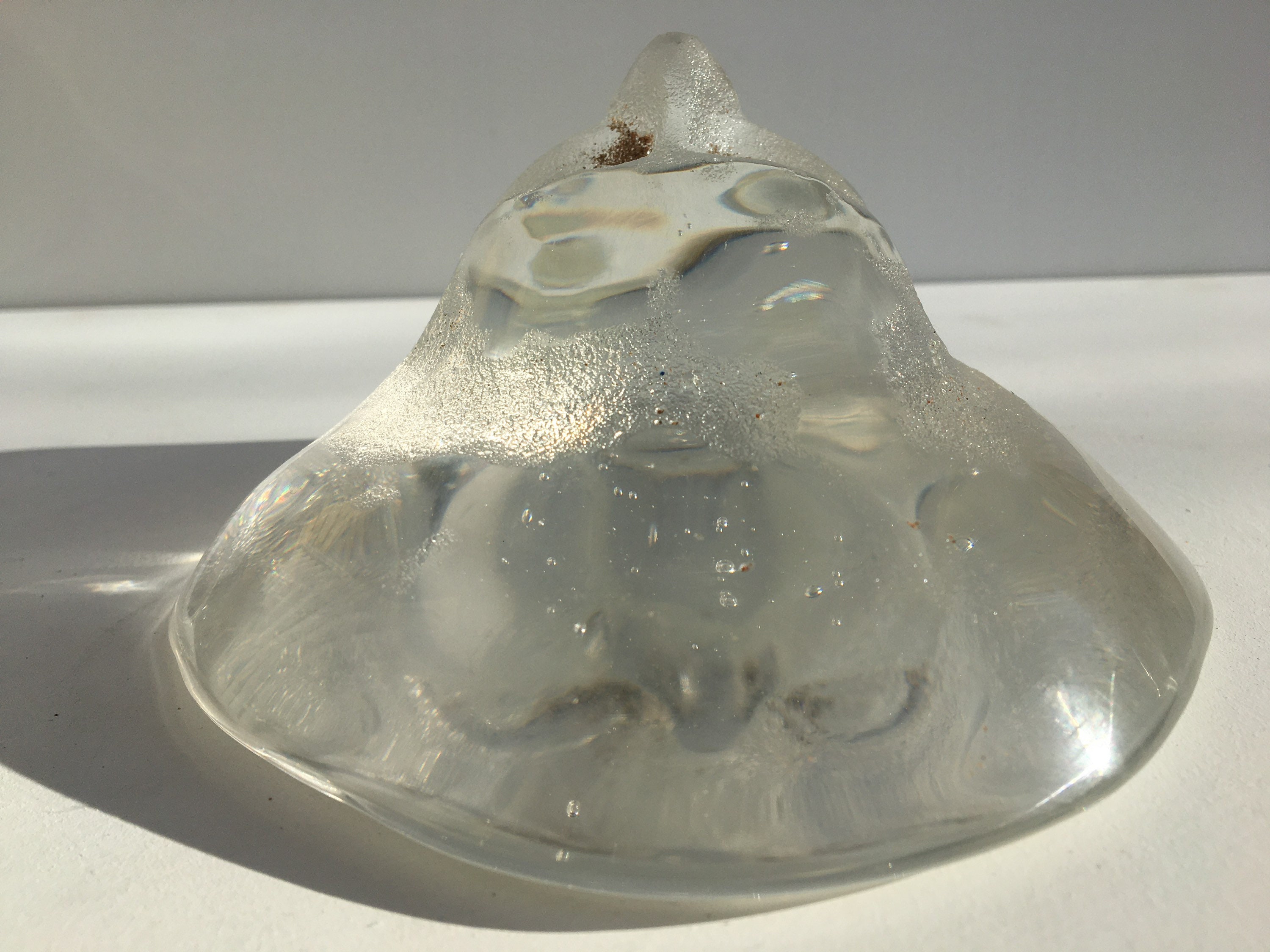 Glass Face Optical Art Polished Lens Like Sand Cast Head | Etsy