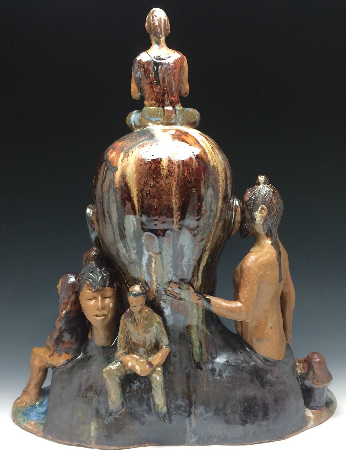 Ceramic figure sculpture group life portrait bust figurines | Etsy