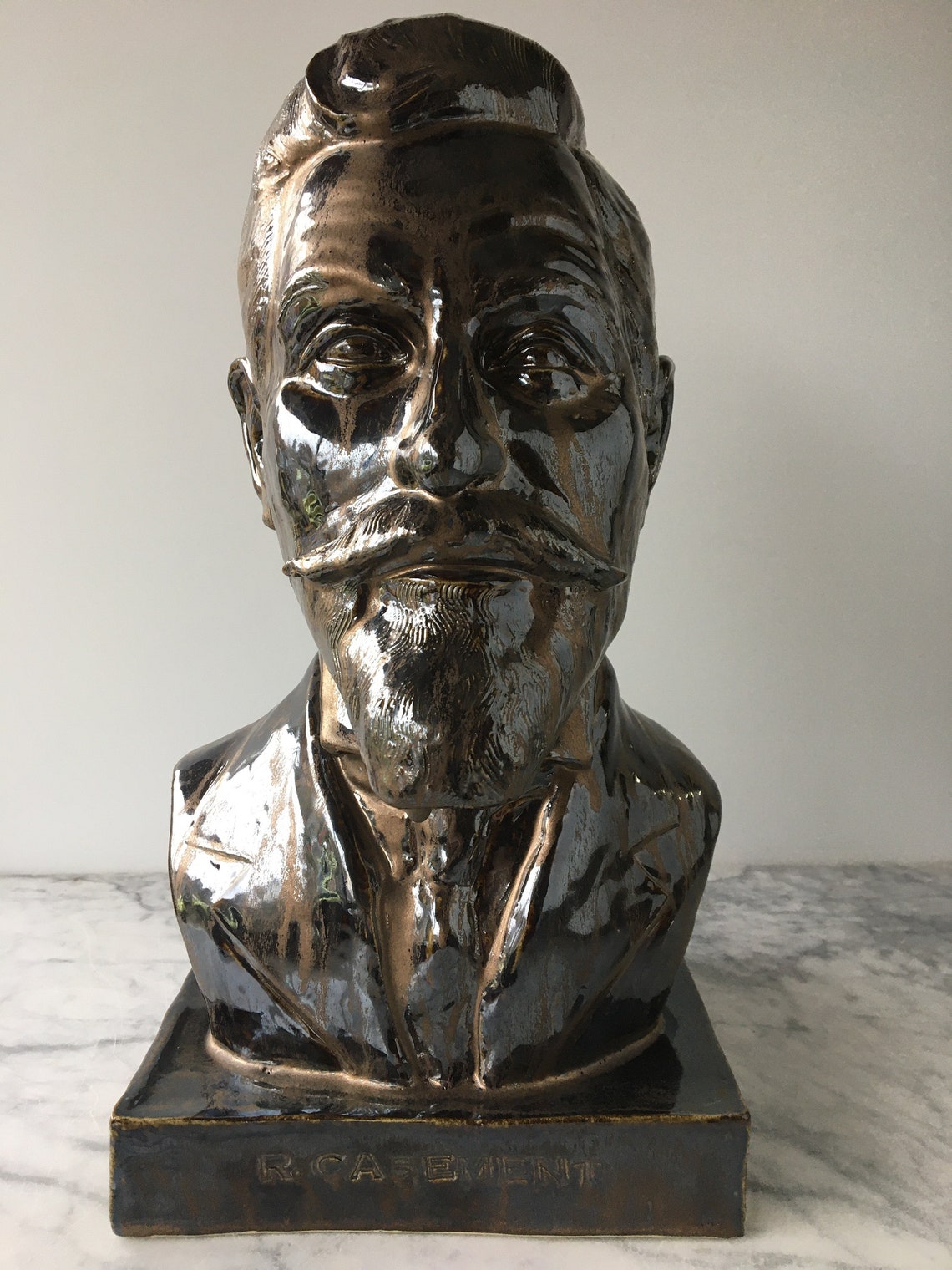 Custom Portrait Bust Sculpture Head, Made to Order Ceramic Figure Art ...
