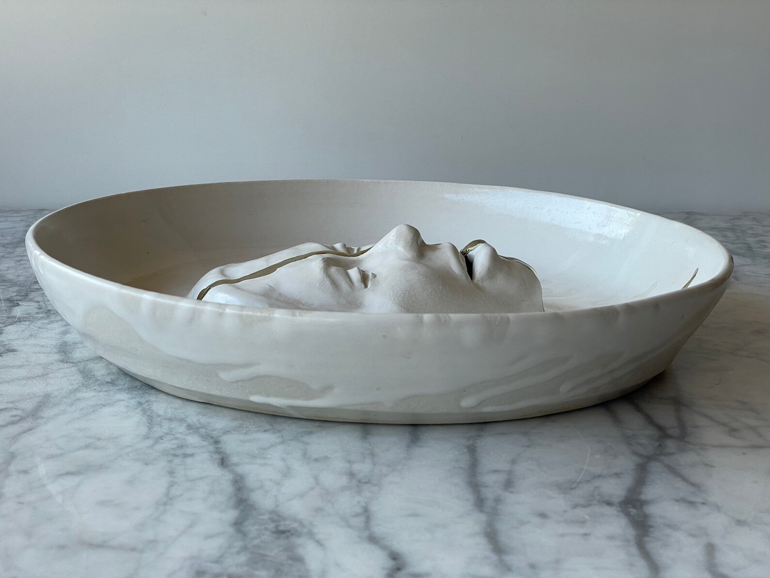 Kintsugi Face Platter Sculpture Wall Hanging Portrait Relief - Etsy