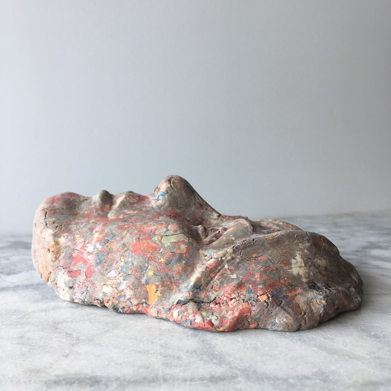 Wall Mask Face Sculpture Head Ceramic Art Portrait of Abba | Etsy