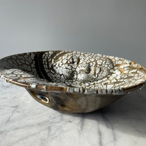 Yin Yang Lovers Bowl Wall Hanging Platter Ceramic Mud Cracks - Etsy