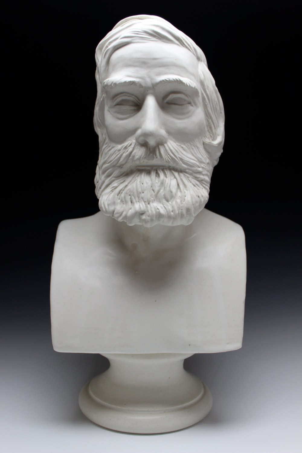 Custom Portrait Bust Sculpture Head, Made to Order Ceramic Figure Art ...