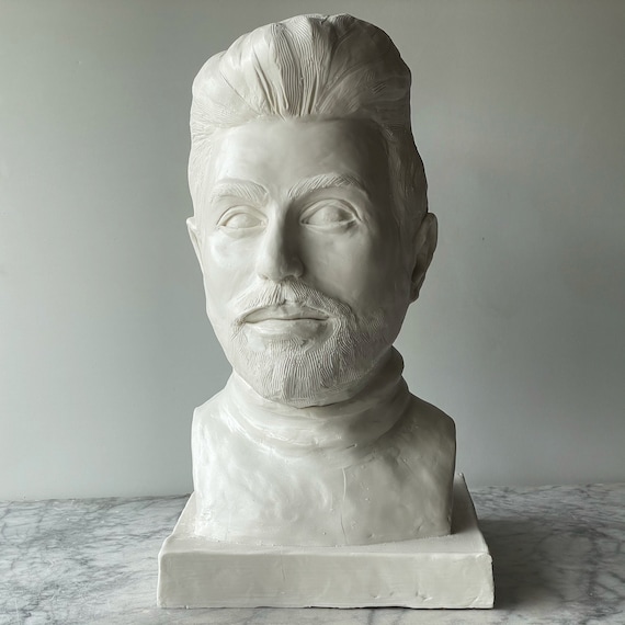 Custom Portrait Bust Sculpture Head Made to Order Ceramic - Etsy