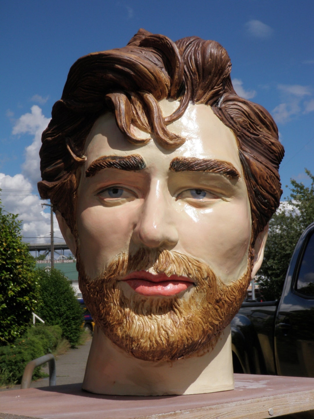 Custom Bust Portrait Sculpture Head, Made to Order Ceramic Figure Art ...