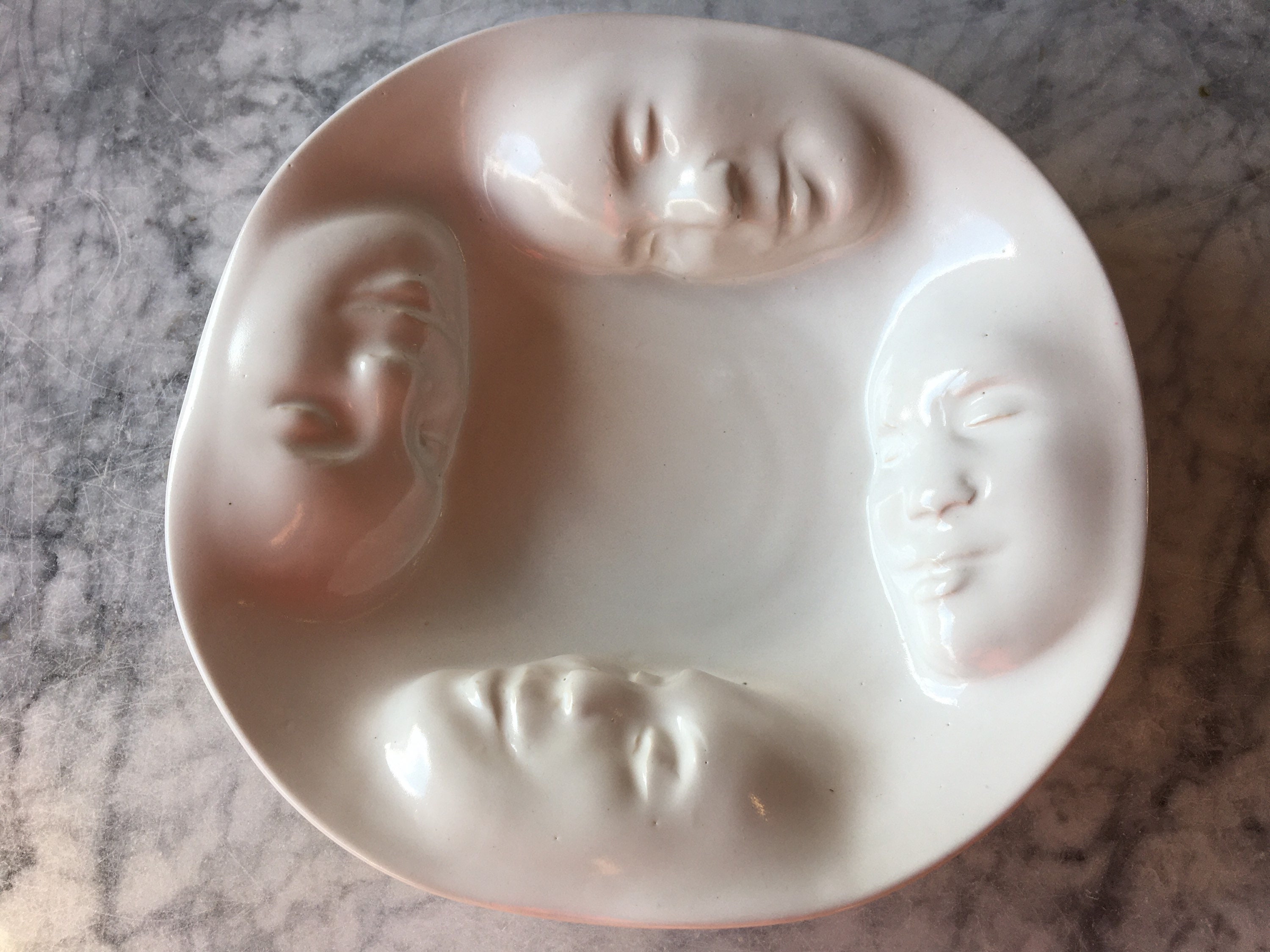Made to Order Four Faces Bowl Wall Hanging Platter Ceramic - Etsy