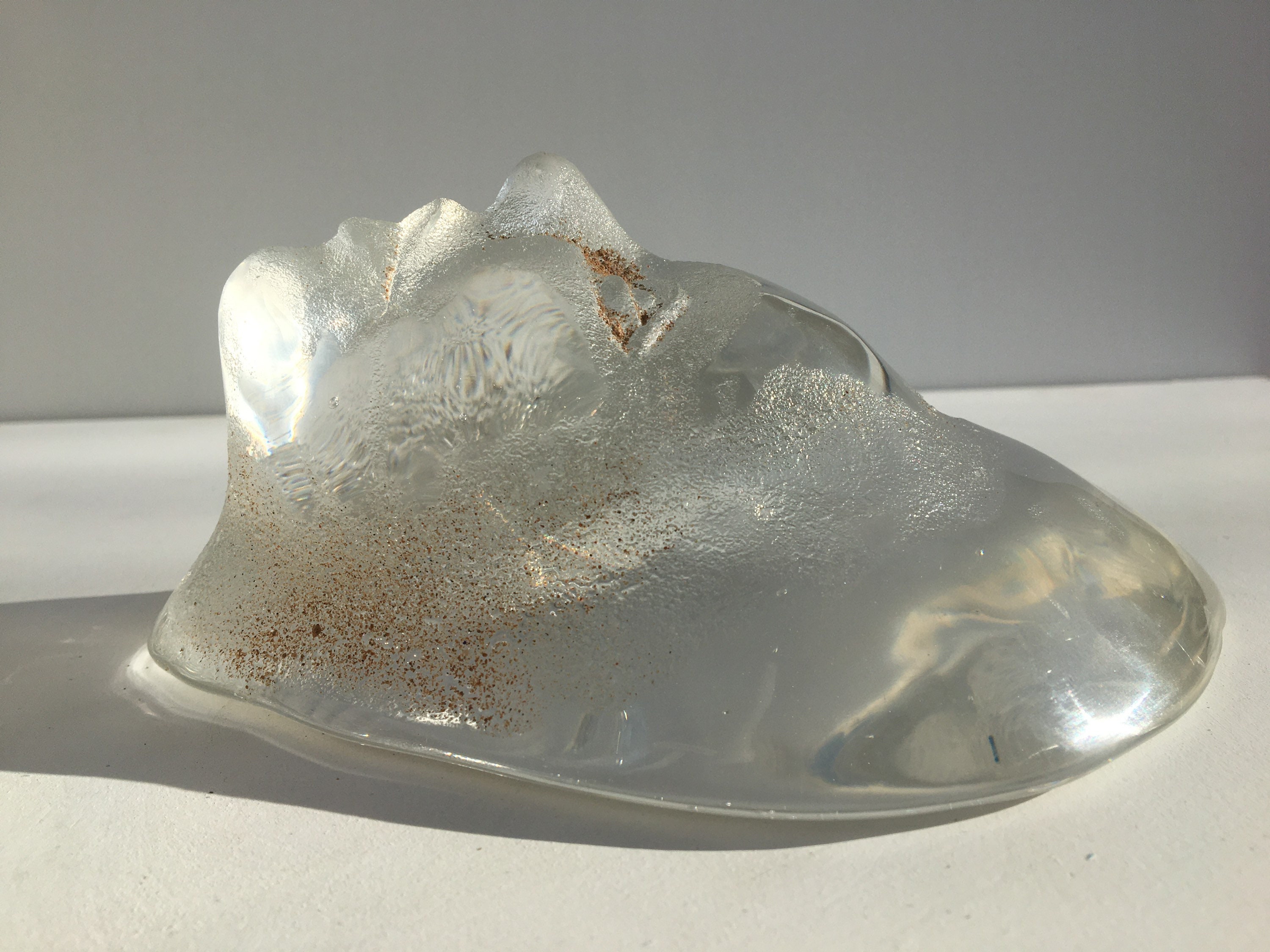 Glass Face Optical Art Polished Lens Like Sand Cast Head | Etsy