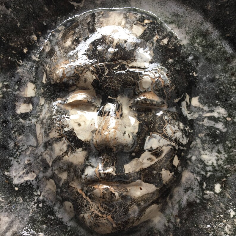 Face Platter Sculpture Wall Hanging Portrait Bas Relief Bowl | Etsy