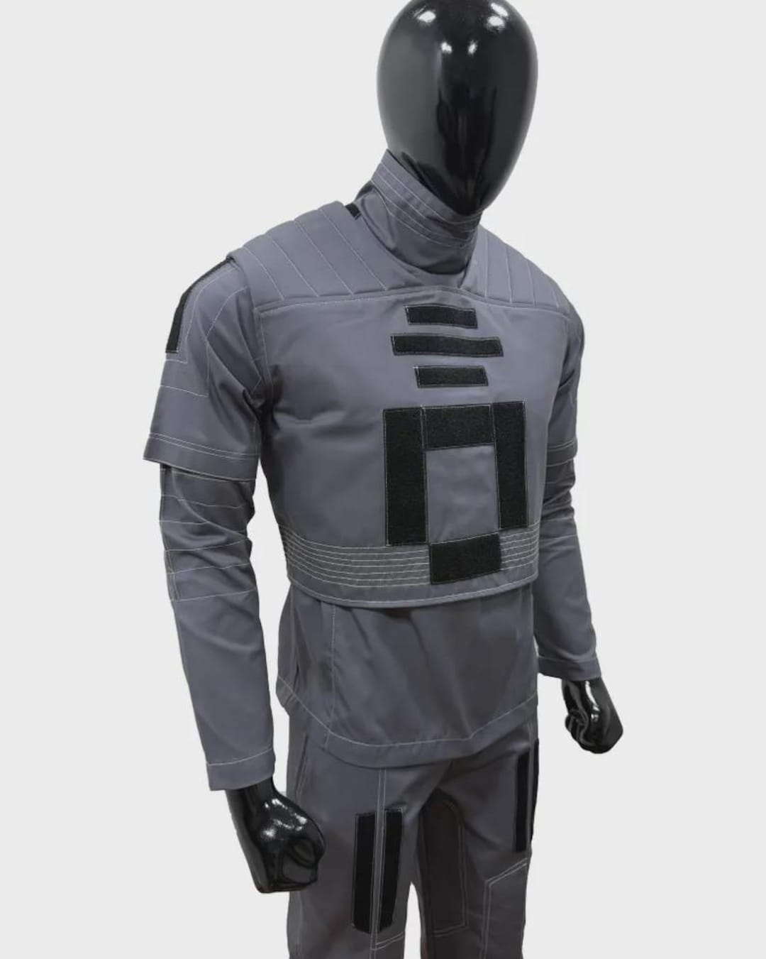 Mandalorian Star Wars Grey Flight Suit Cosplay Costume Book of Boba ...