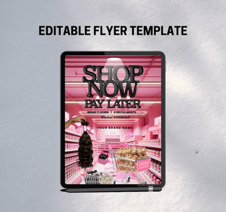 Hair Bundles Flyer Post Template | Canva Template | Hairstylist ...