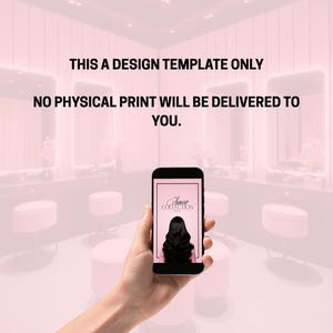 DIY Hair Bundle Tag Design Template | Hair Business Packaging | Hair ...