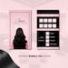 DIY Hair Bundle Tag Design Template | Hair Business Packaging | Hair ...